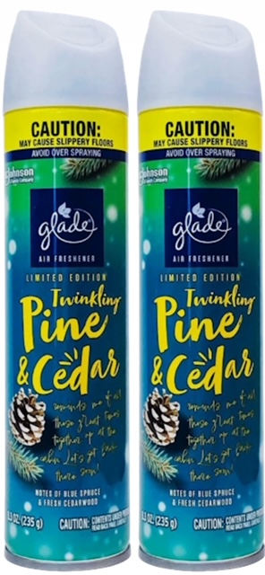 Glade Air Twinkling Pine & Cedar Limited Edition Spray (set Of 2) on Luulla